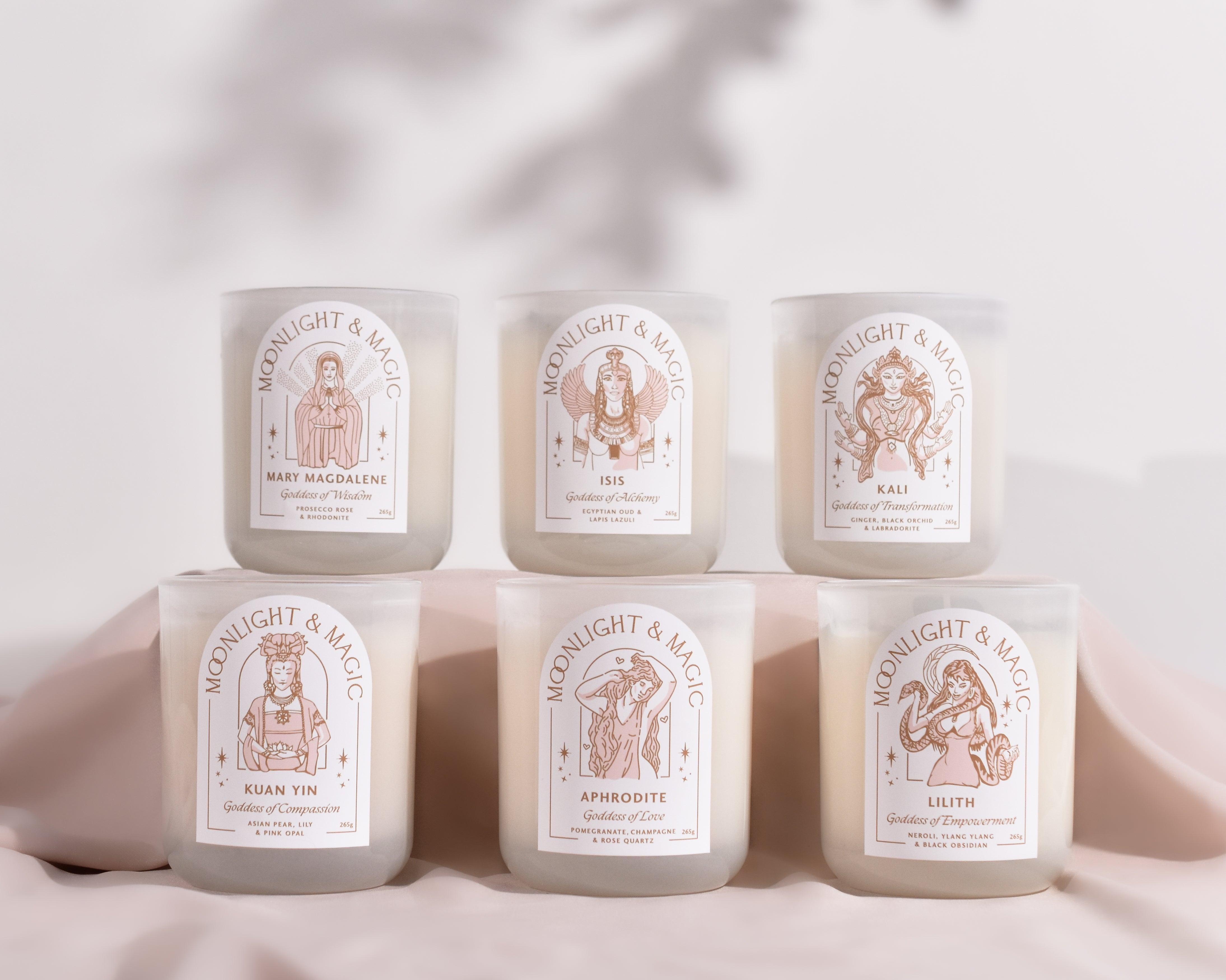 Divine Feminine Candles – moonlightandmagic.com.au